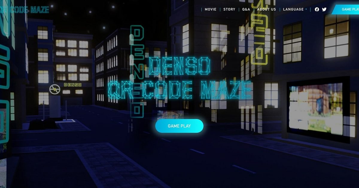 DENSO introduces its QR Code Maze Game! | DENSO